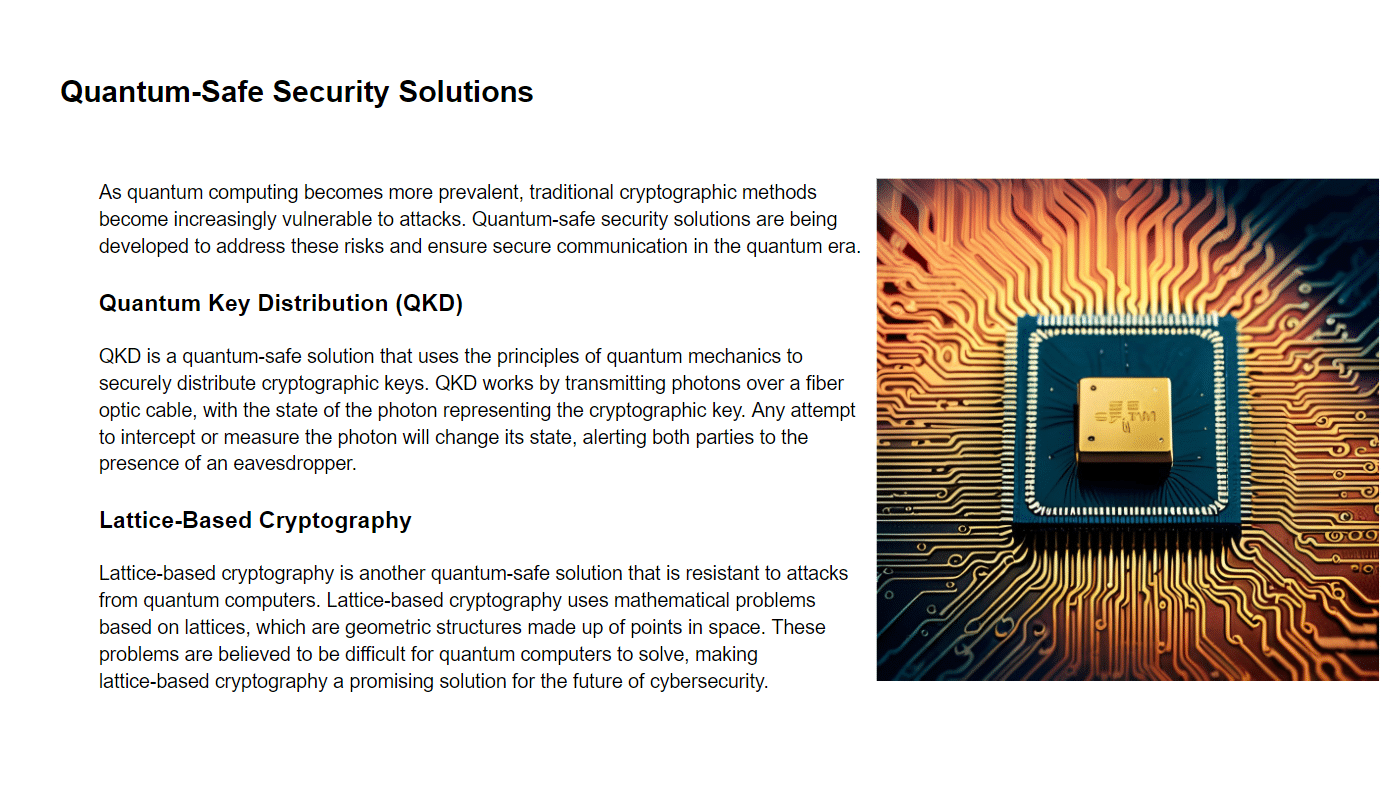 Prepare your cybersecurity for the quantum era